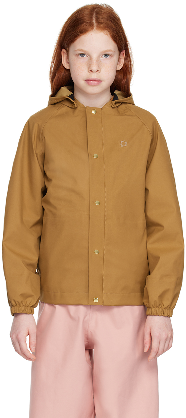 Kids Brown Aviator Rain Coat by fairechild | SSENSE