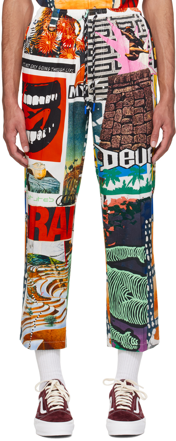 Multicolor Drawstring Sweatpants by DEVÁ STATES on Sale