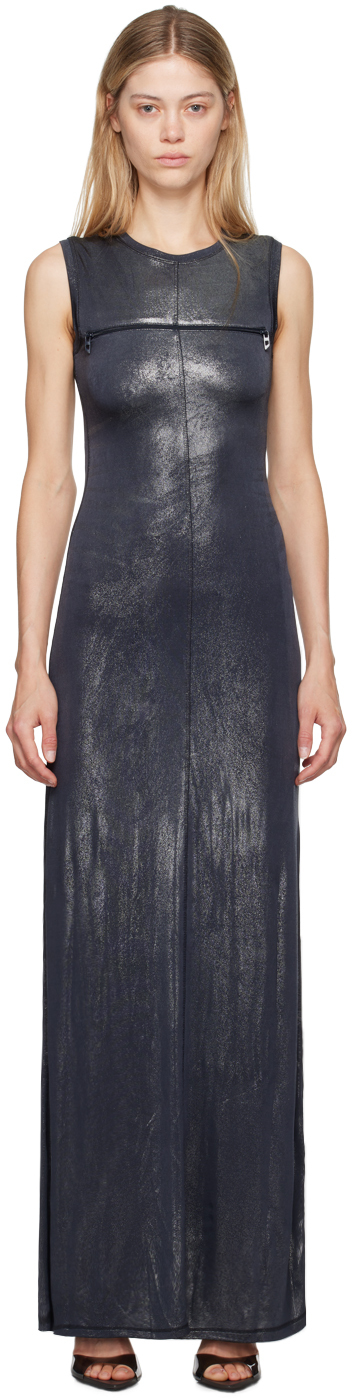 Diesel: Navy D-Vety Maxi Dress | SSENSE