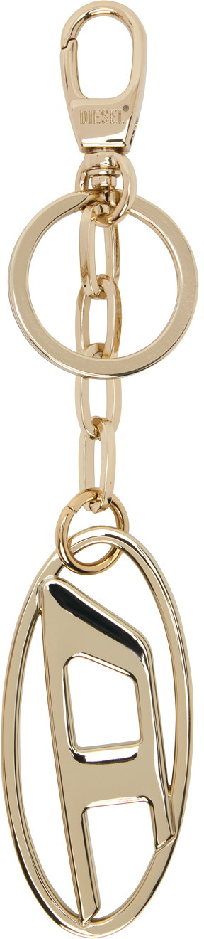 Diesel: Gold Holy-C Keychain | SSENSE Canada