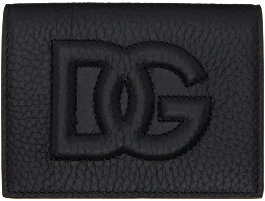 Dolce&Gabbana: Black DG Logo Card Holder | SSENSE