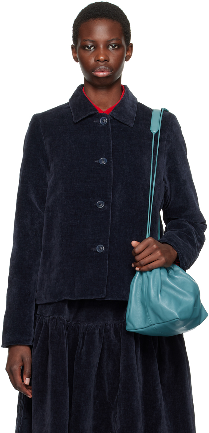 CASEY CASEY: Navy Pwet Jacket | SSENSE