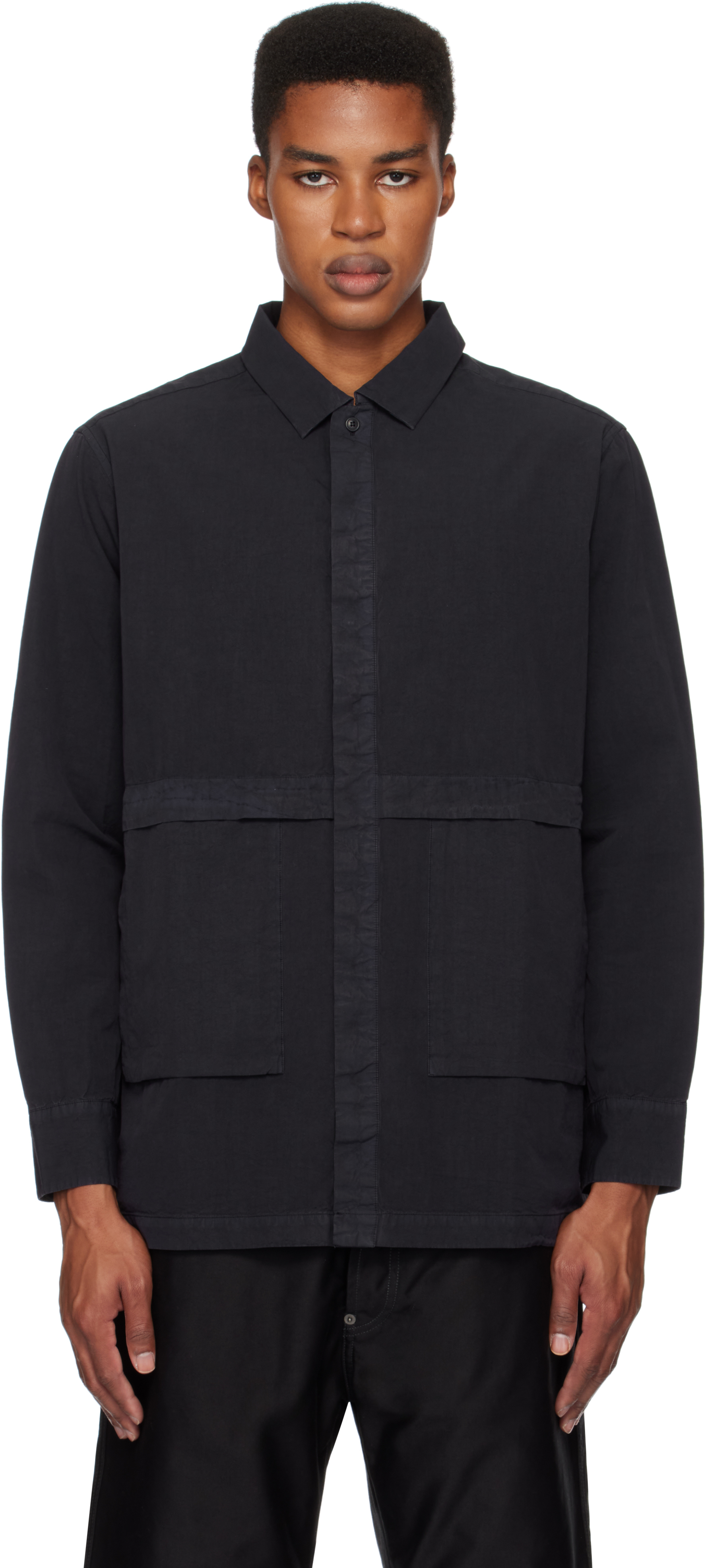 CASEY CASEY: 네이비 파부 셔츠 | SSENSE 대한민국