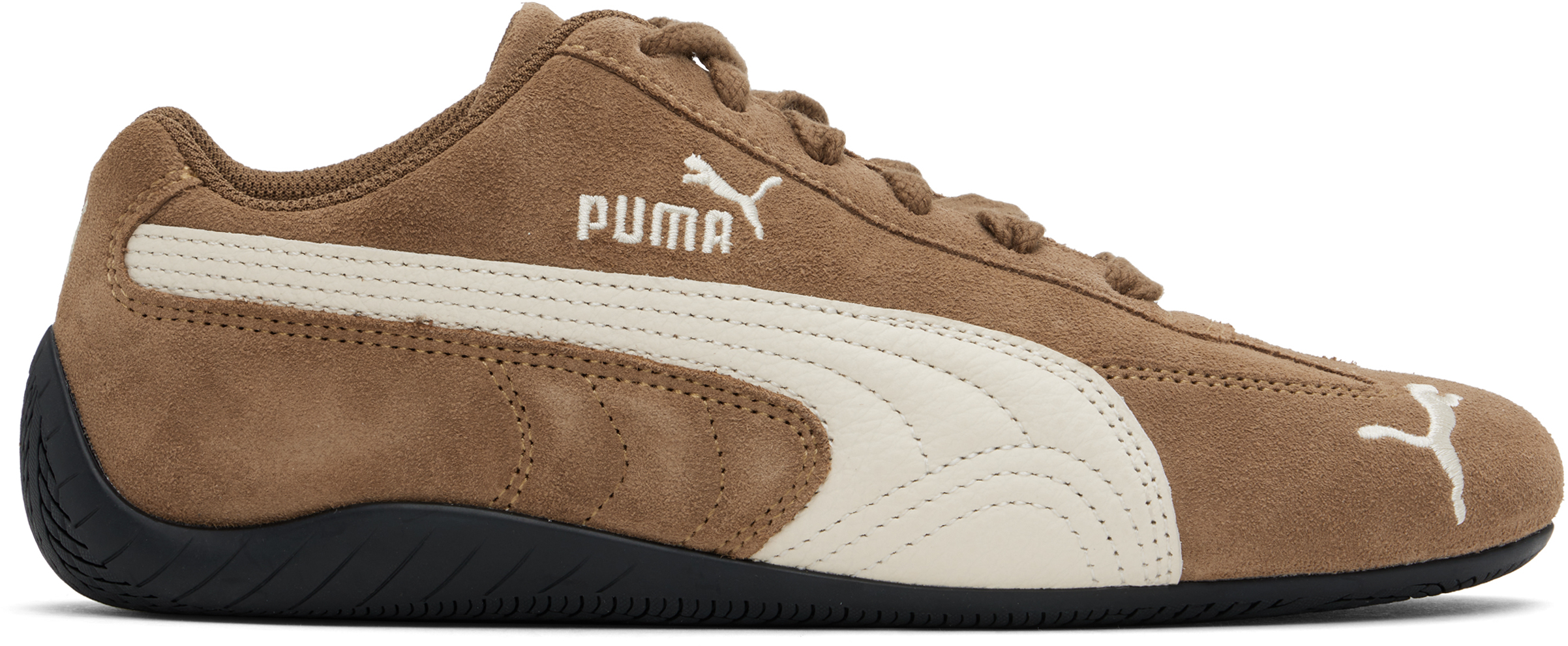 PUMA: Brown Speedcat Archive Sneakers | SSENSE