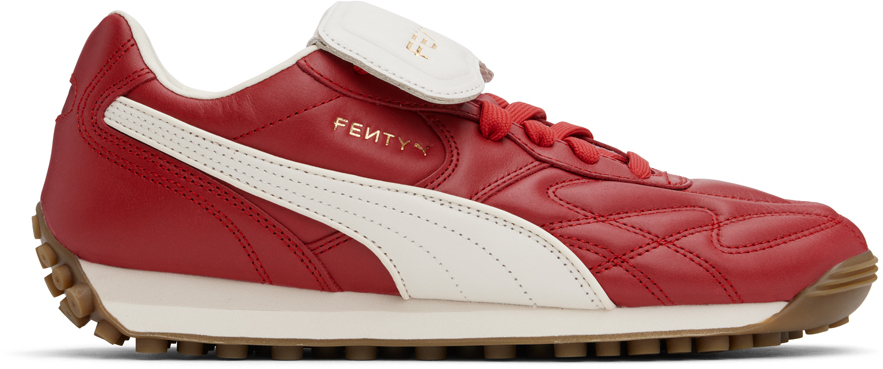 Red Fenty Edition Avanti L Sneakers by PUMA on Sale