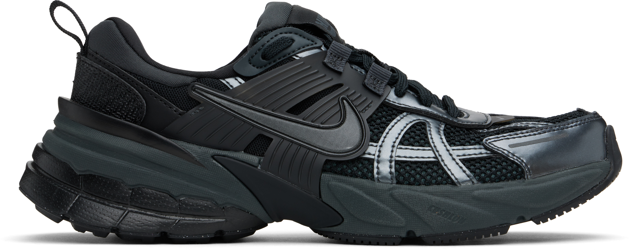 Black V2K Run Sneakers by Nike on Sale