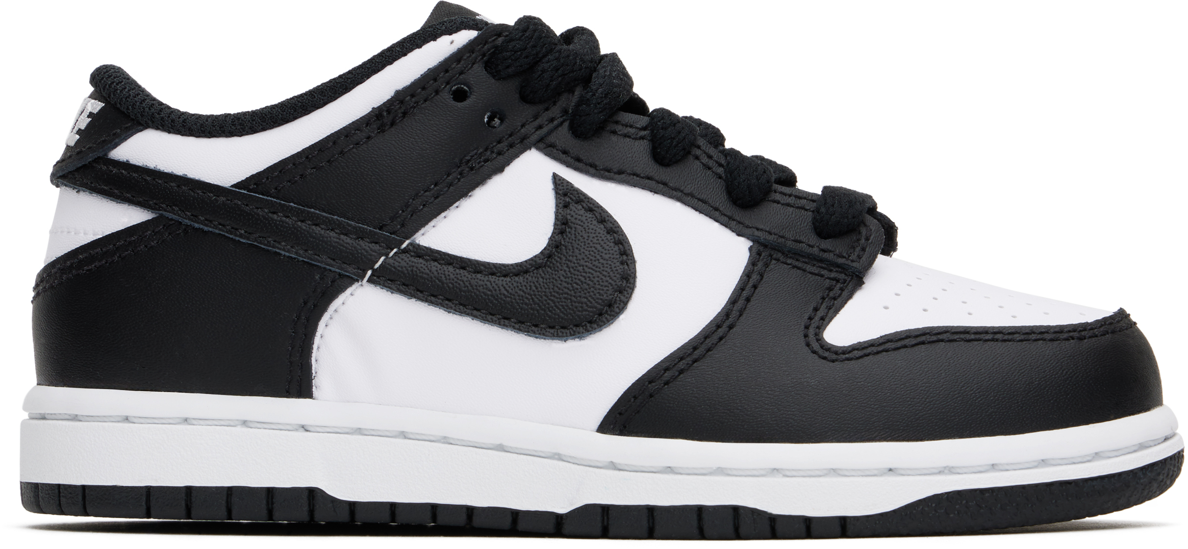 Little Kids Black & White Dunk Low Sneakers by Nike on Sale