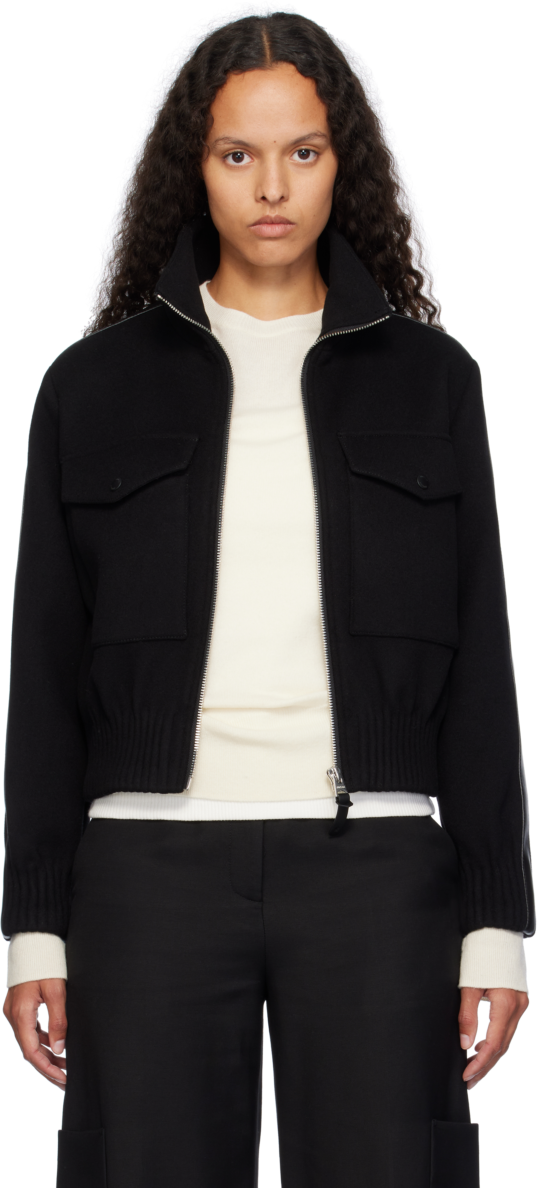 MACKAGE: Black Patty Jacket | SSENSE Canada