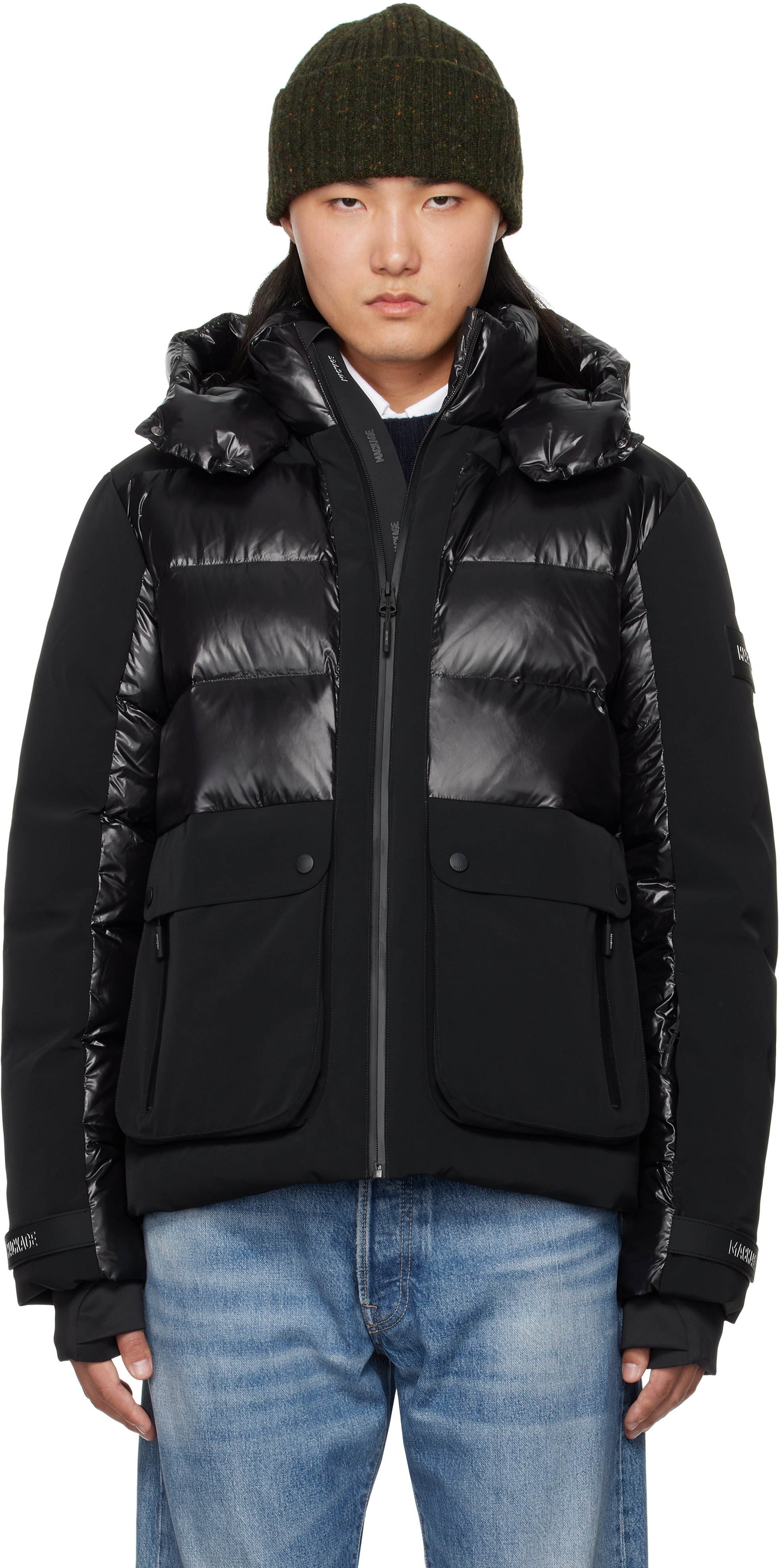 Black Cody Down Jacket by MACKAGE on Sale