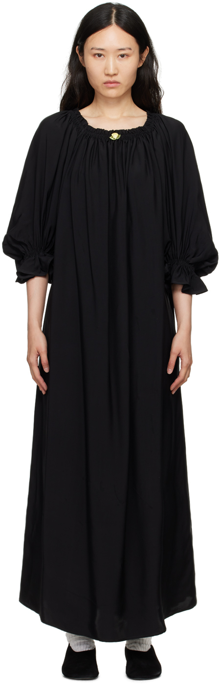 Sleeper: Black Zephir Maxi Dress | SSENSE