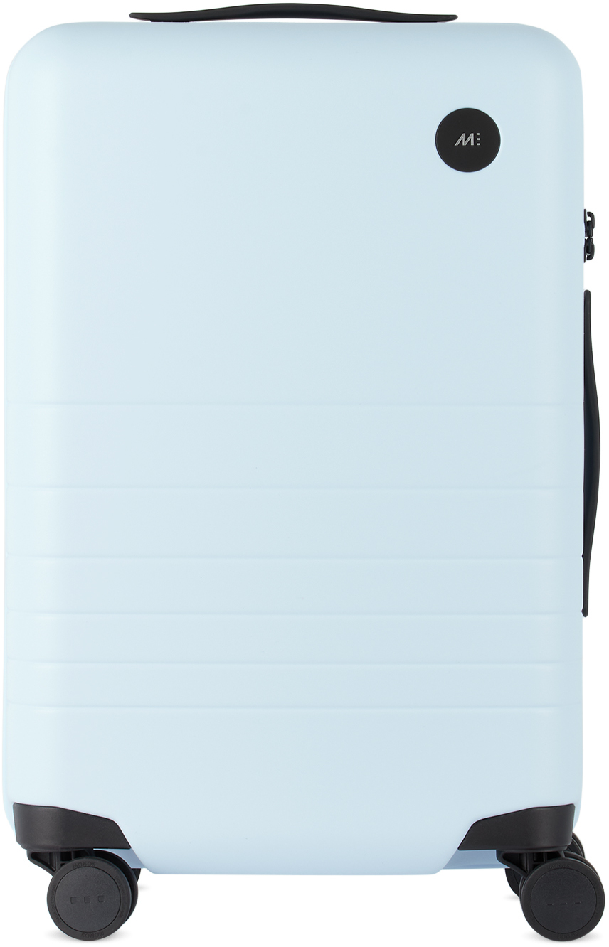 Monos: Blue Carry-On Suitcase | SSENSE Canada