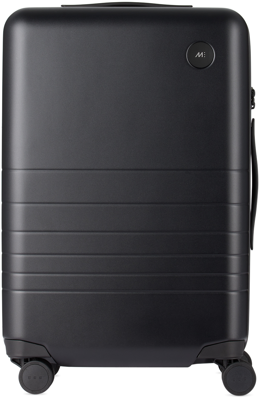 Black Carry-On Plus Suitcase by Monos on Sale