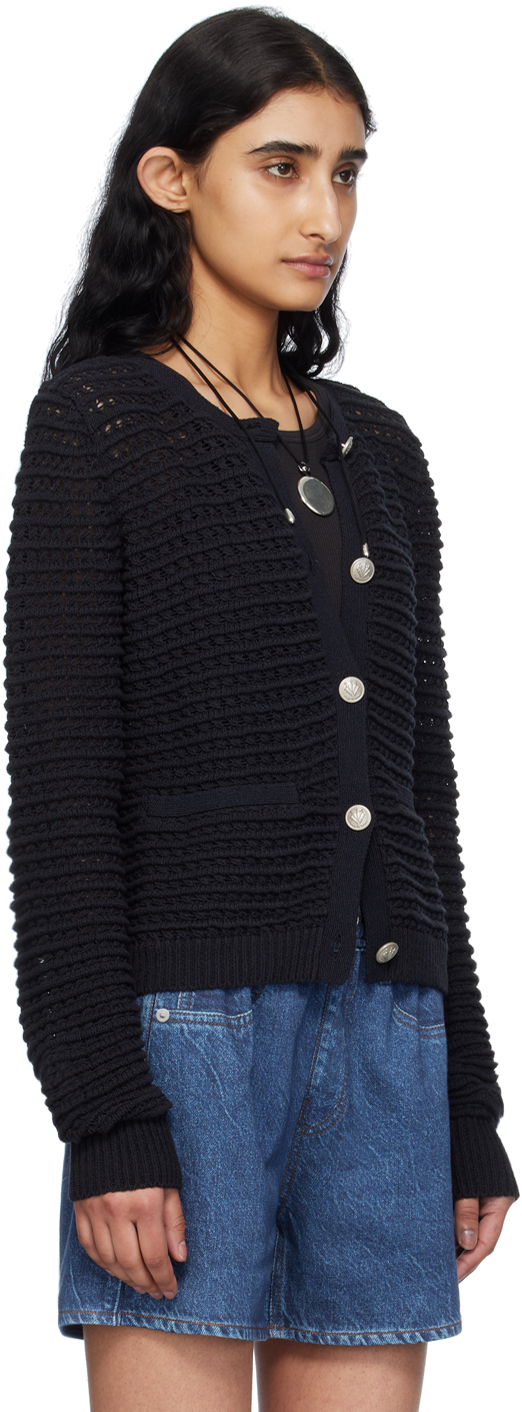 Rag & Bone Black Marlee Cardigan | ModeSens
