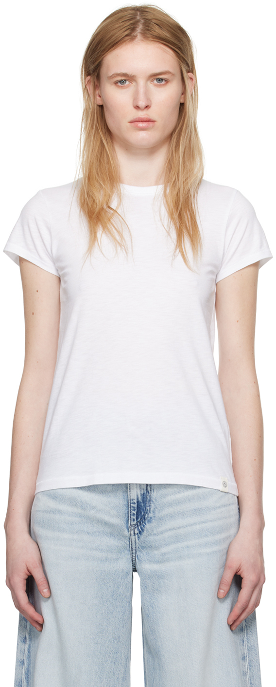 rag & bone: White 'The Slub' T-Shirt | SSENSE