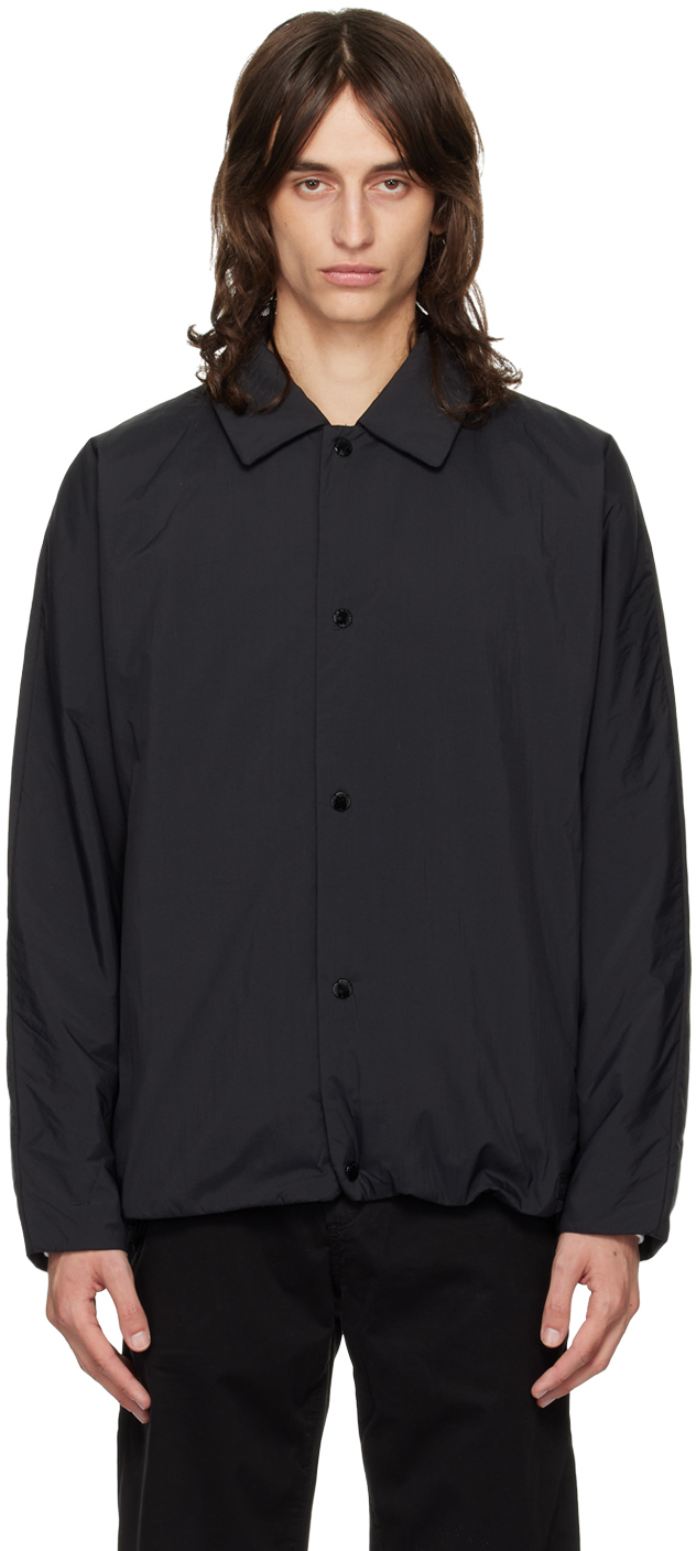 rag & bone: Black Henderson Shirt Jacket | SSENSE