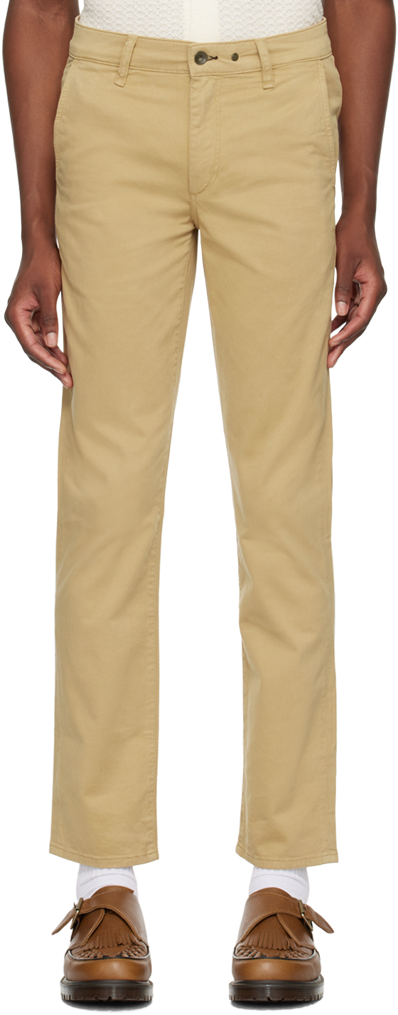 rag & bone: Tan Fit 2 Trousers | SSENSE