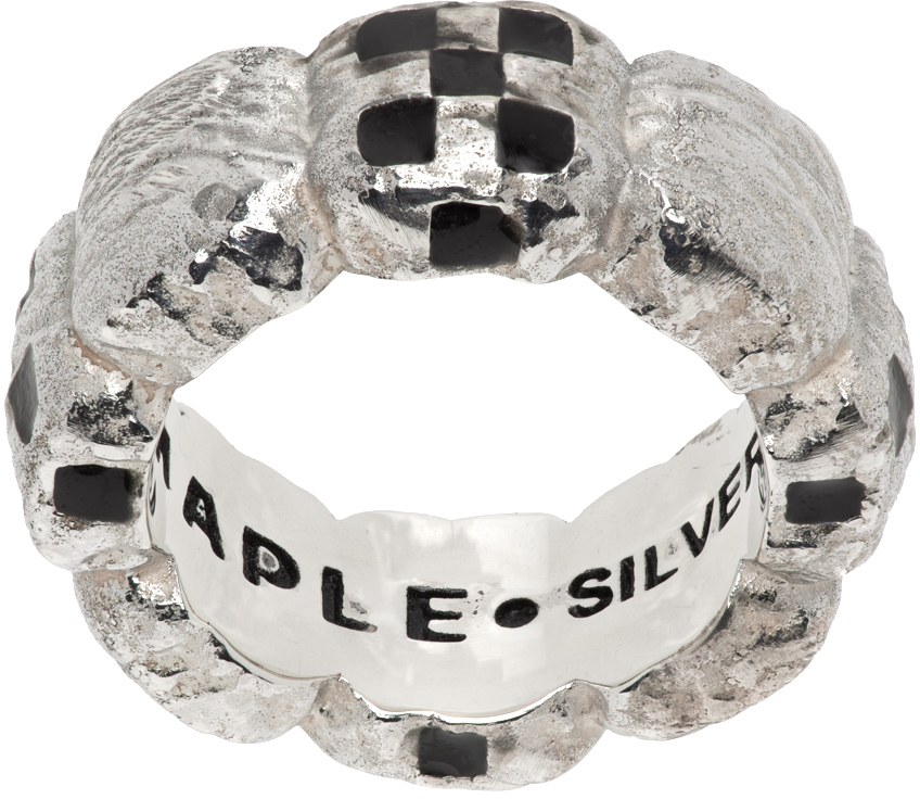 MAPLE: Silver Davie Ring | SSENSE