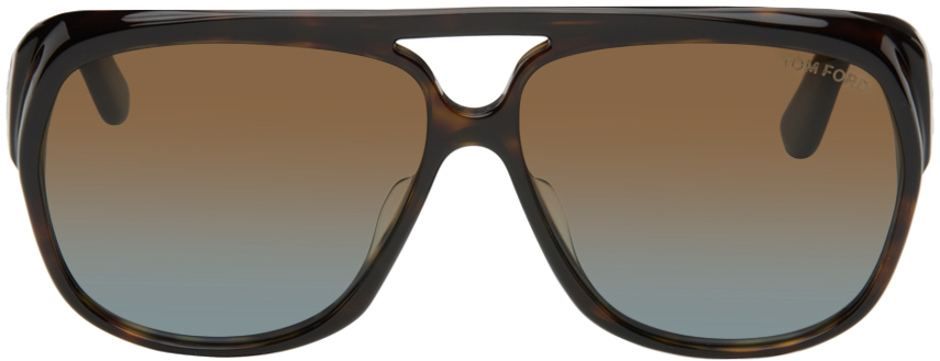 TOM FORD: Brown Jayden Sunglasses | SSENSE