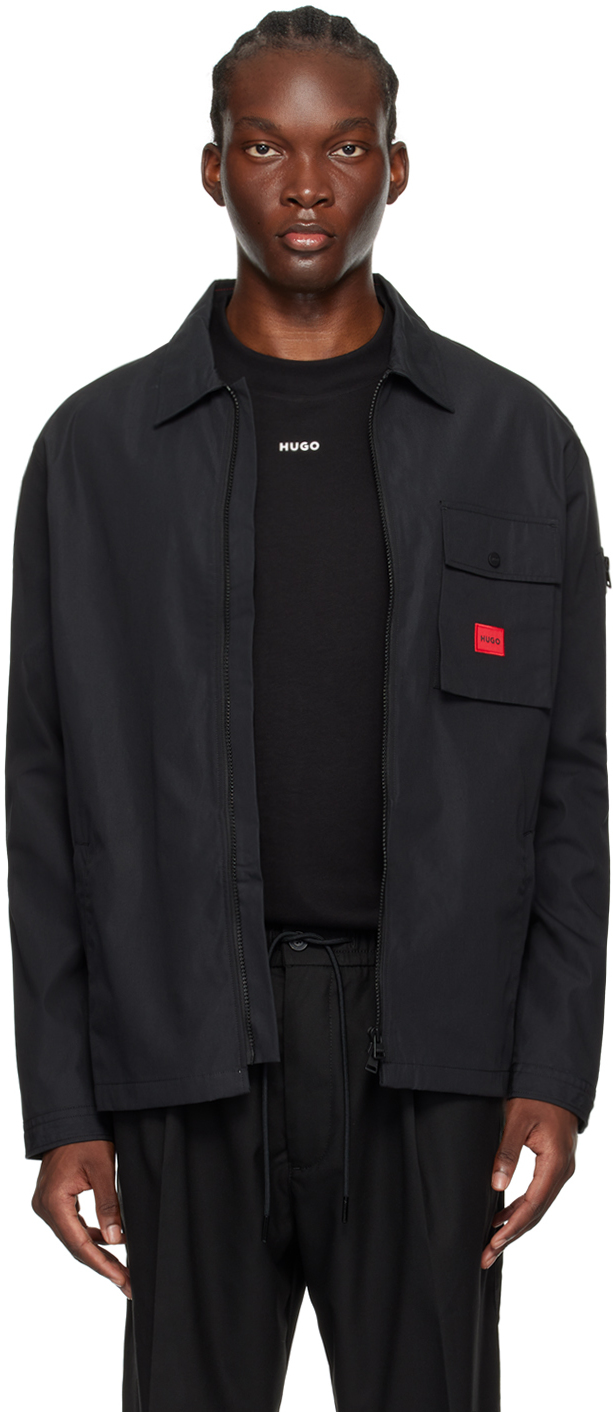 Hugo: Black Patch Shirt | SSENSE