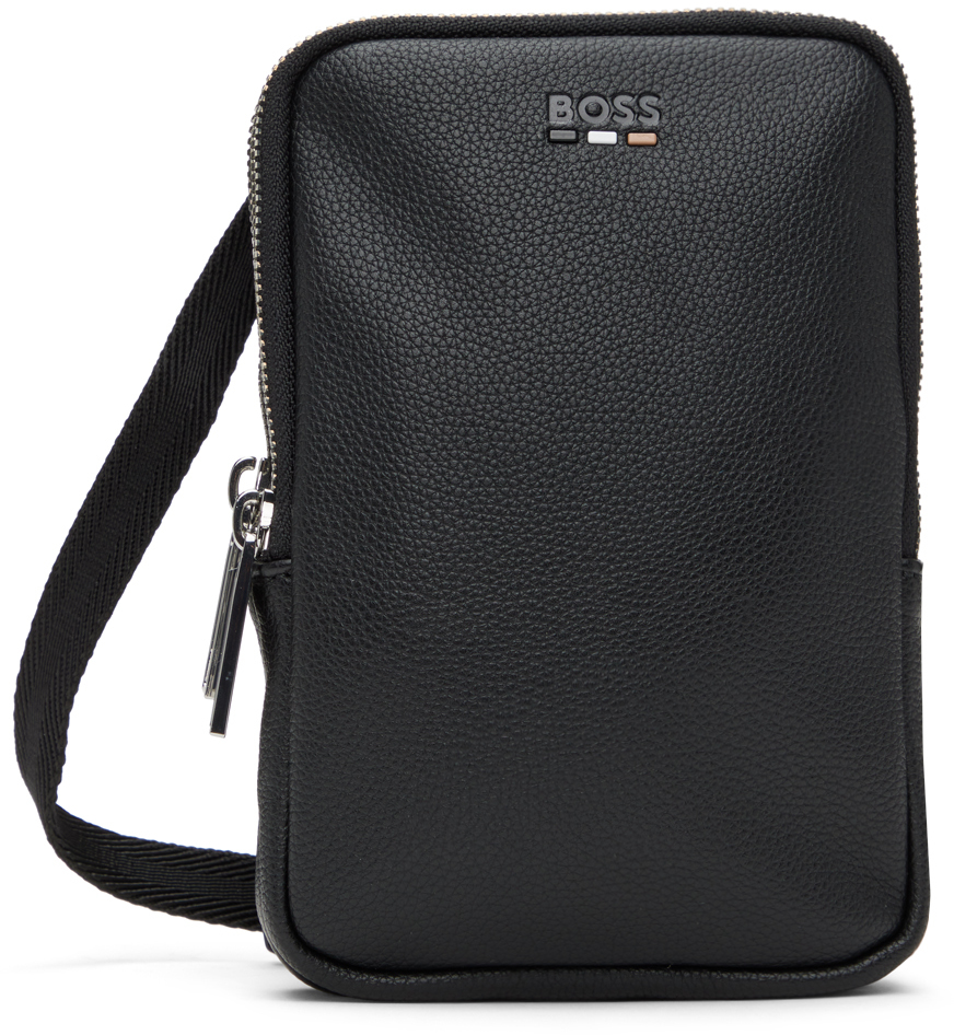 Sac Ray noir Boss en solde