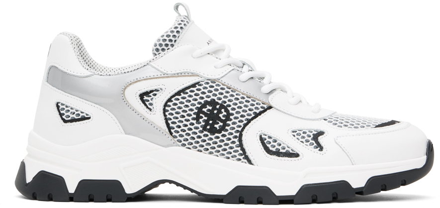 ANINE BING: Baskets Brody blanches | SSENSE France