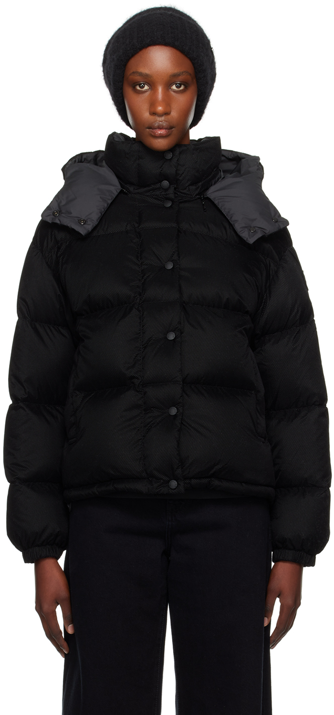 Moncler Black Ettore Short Down Puffer Jacket