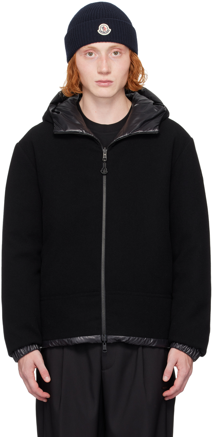 Moncler: Black Brisote Reversible Down Jacket | SSENSE