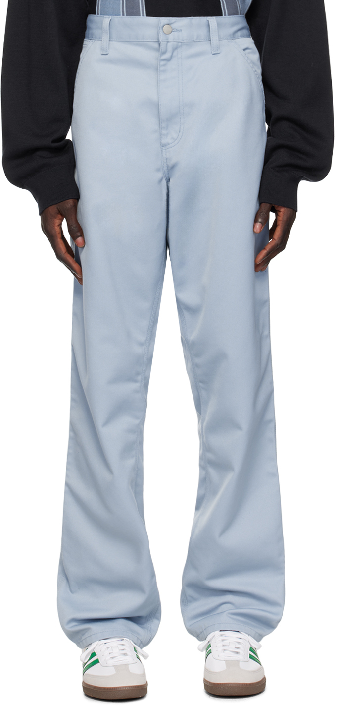 Carhartt Work In Progress: Blue Simple Trousers | SSENSE