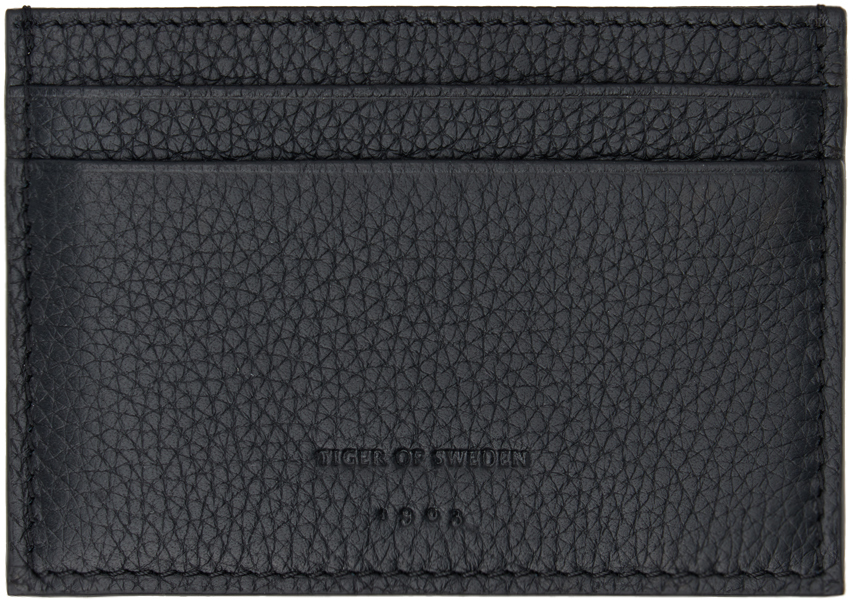 Tiger of Sweden: Black Wharf Card Holder | SSENSE