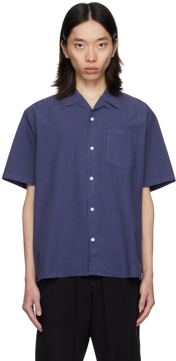 NORSE PROJECTS: Blue Carsten Shirt | SSENSE