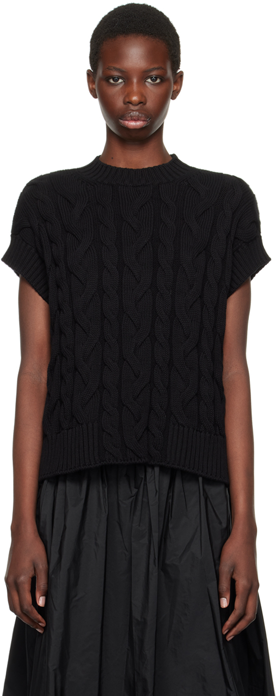 Max Mara: Black Eric Sweater | SSENSE Canada