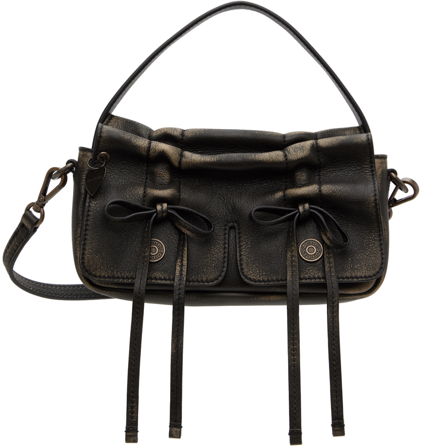 Acne Studios: Micro sac brun à poches | SSENSE France