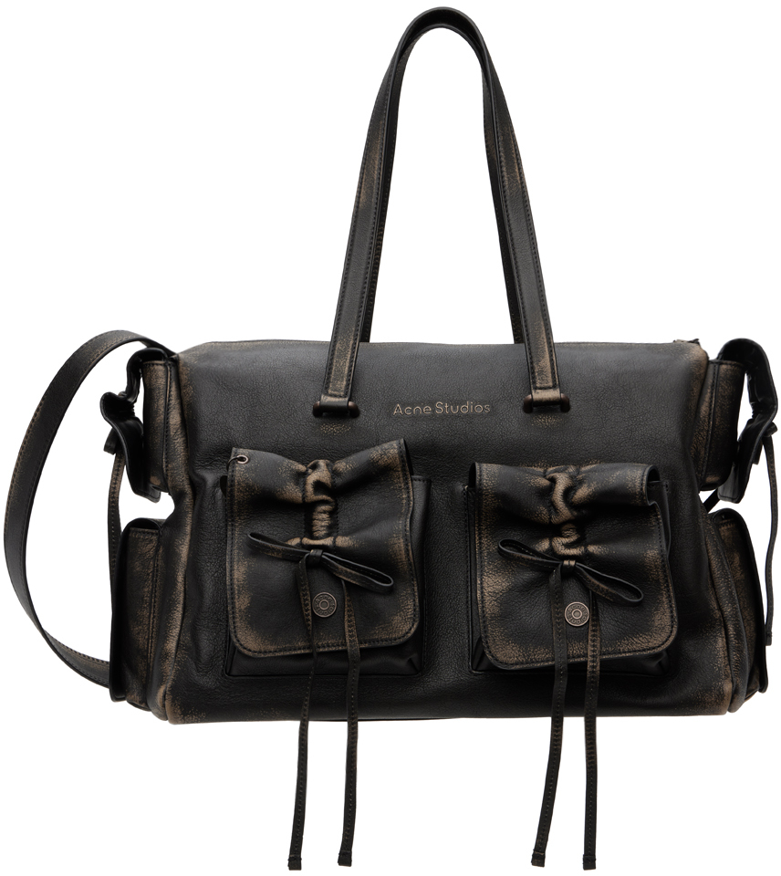 Acne Studios: Brown Multipocket Tote | SSENSE