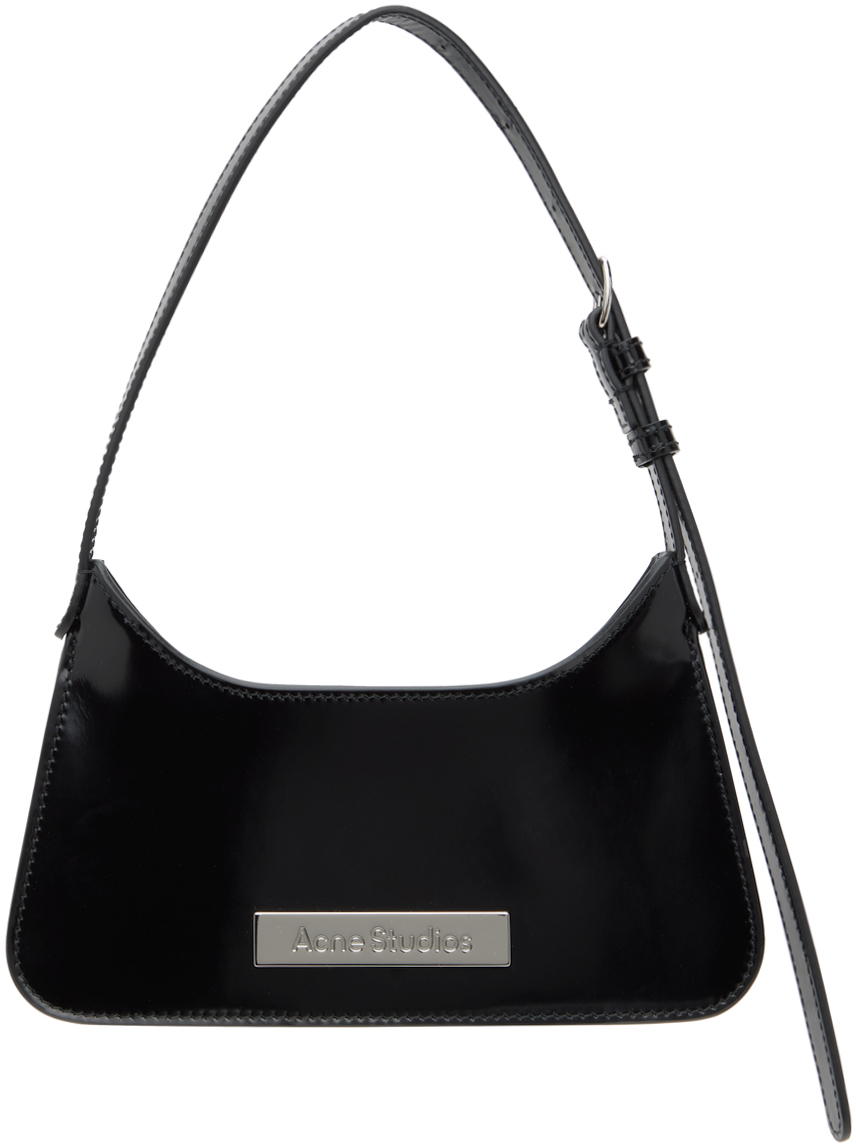 Acne Studios: Black Platt Micro Bag | SSENSE