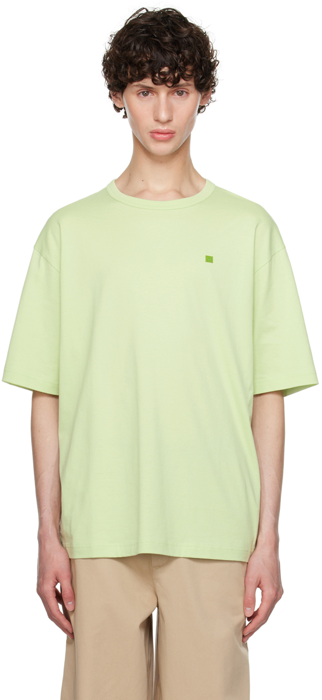 Acne Studios: Green Patch T-Shirt | SSENSE