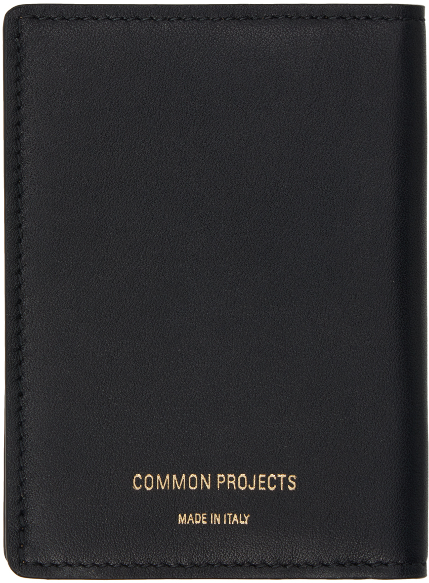 Common Projects: Black Bifold Card Holder | SSENSE