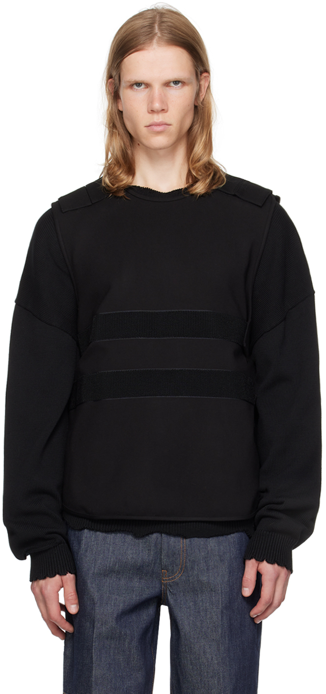 Black Armor Vest by Helmut Lang on Sale