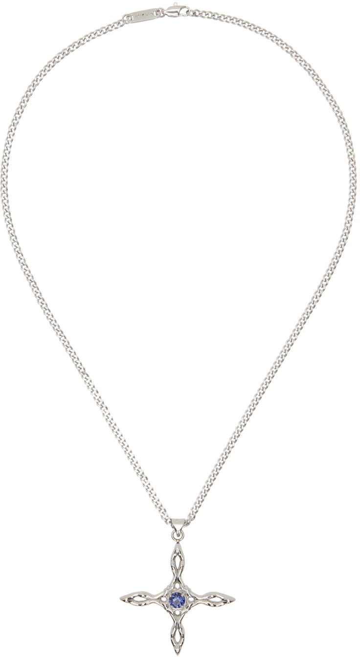 Vitaly: Silver Equilibrium Necklace | SSENSE