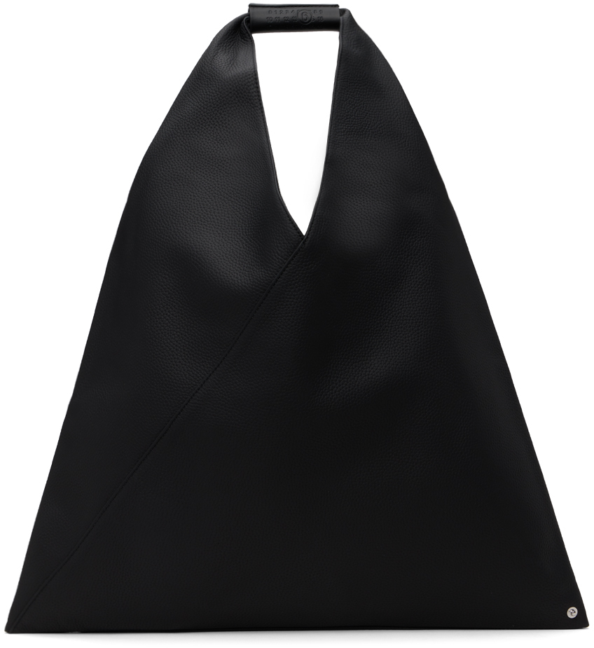 MM6 Maison Margiela: Black Classic Medium Tote | SSENSE