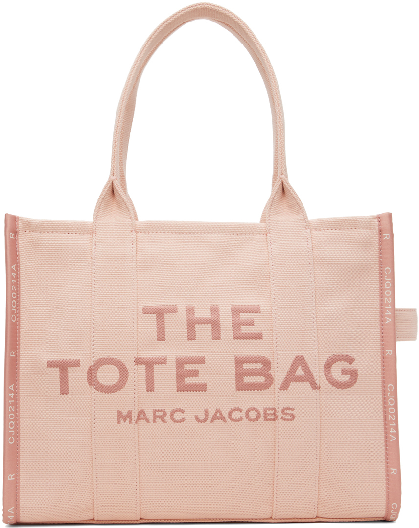 Marc Jacobs: Pink 'The Jacquard Large' Tote | SSENSE