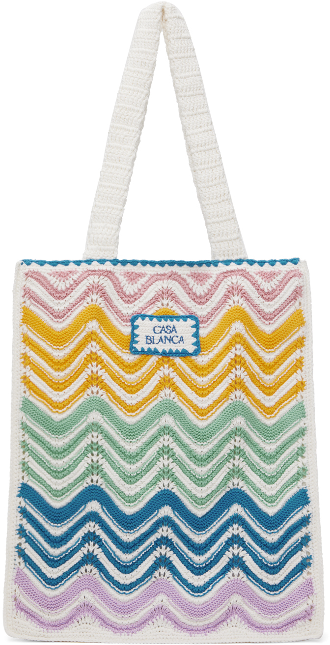 Multicolor Wave Tote by Casablanca on Sale