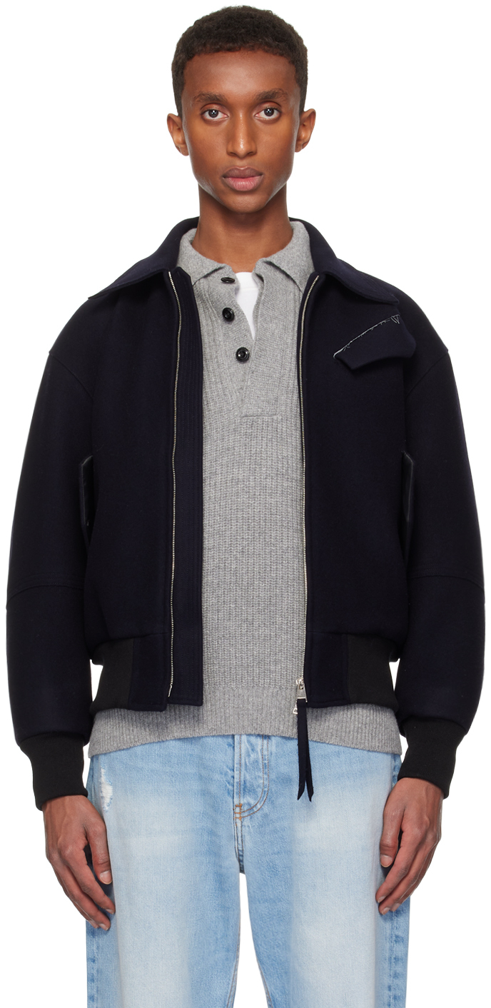 OUAT: Navy Meta Jacket | SSENSE UK