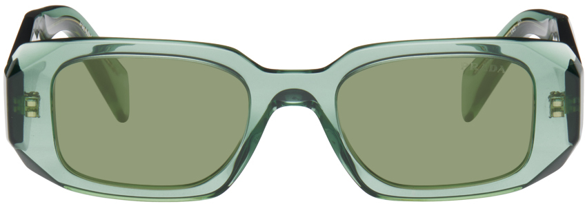Green Symbole Sunglasses by Prada Eyewear on Sale