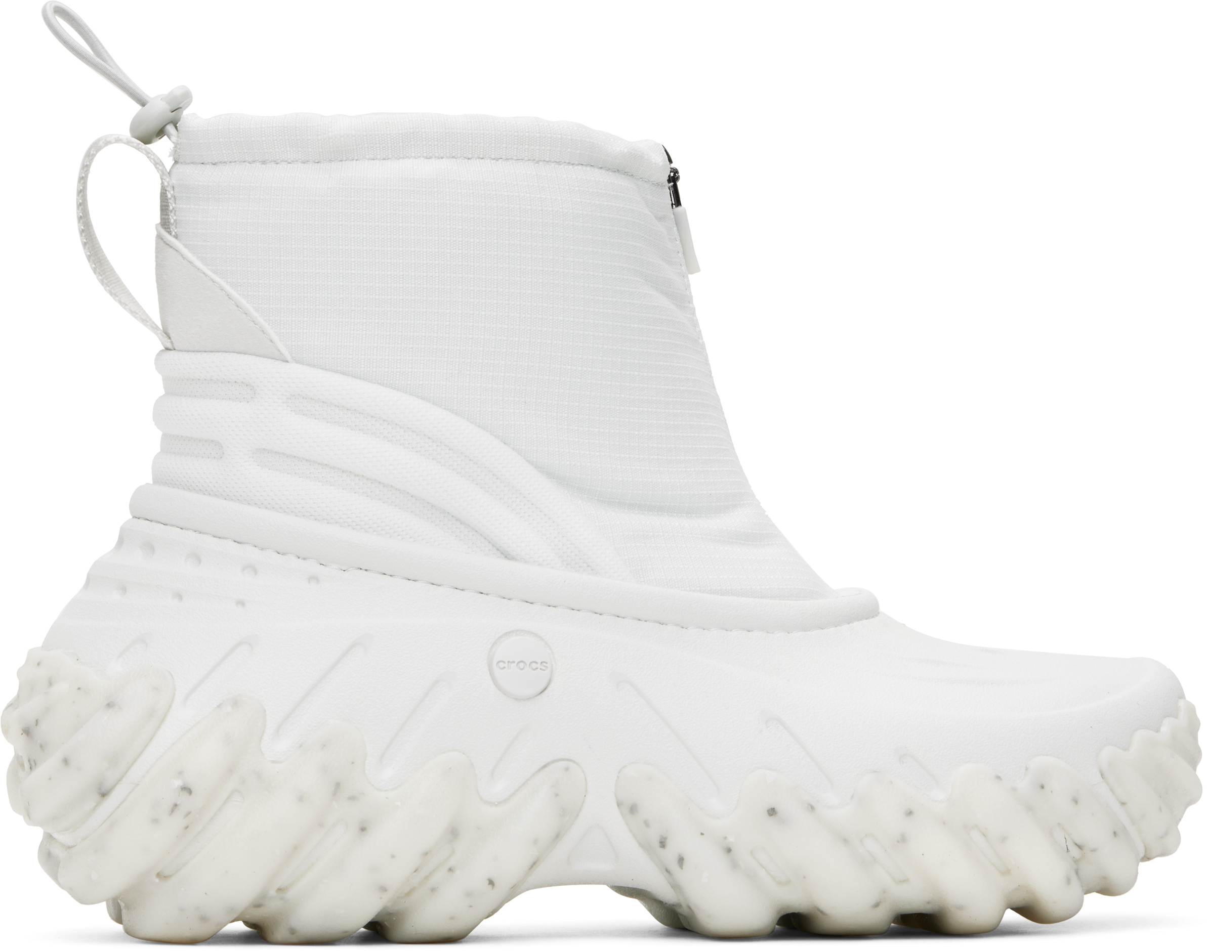 Crocs: White Echo Boot Z Shield Boots | SSENSE Canada