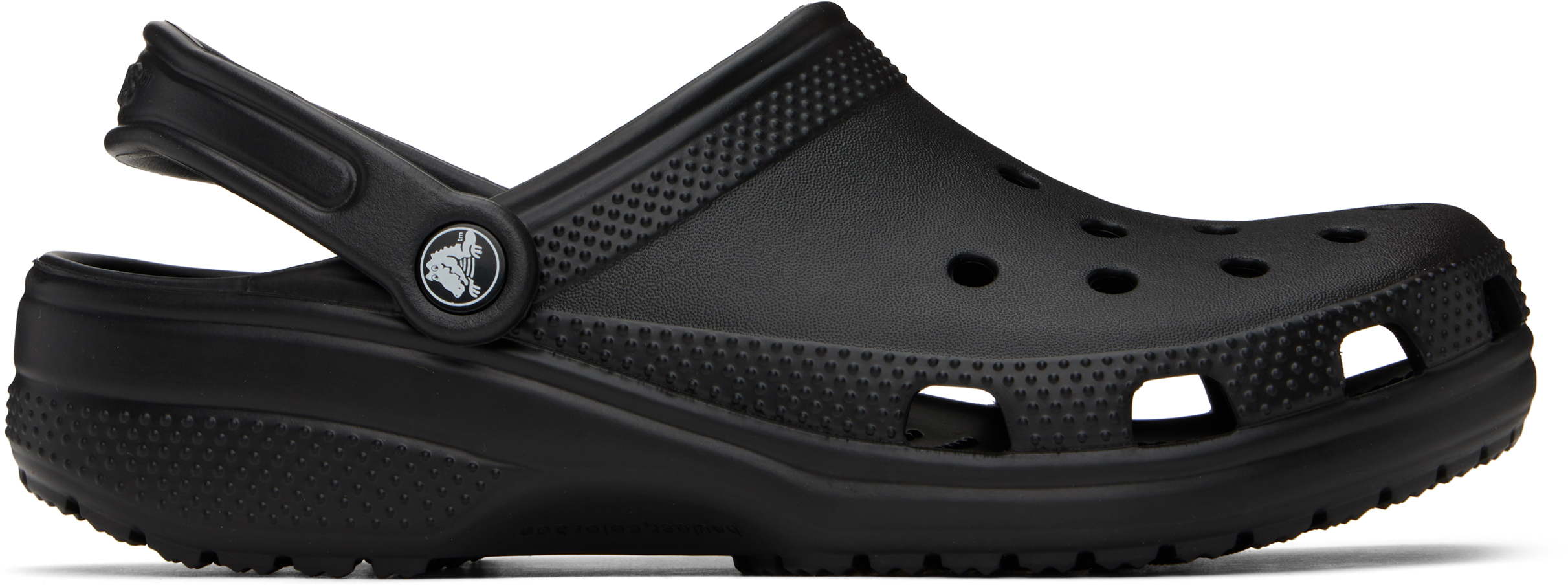Crocs: Black Classic Clogs | SSENSE