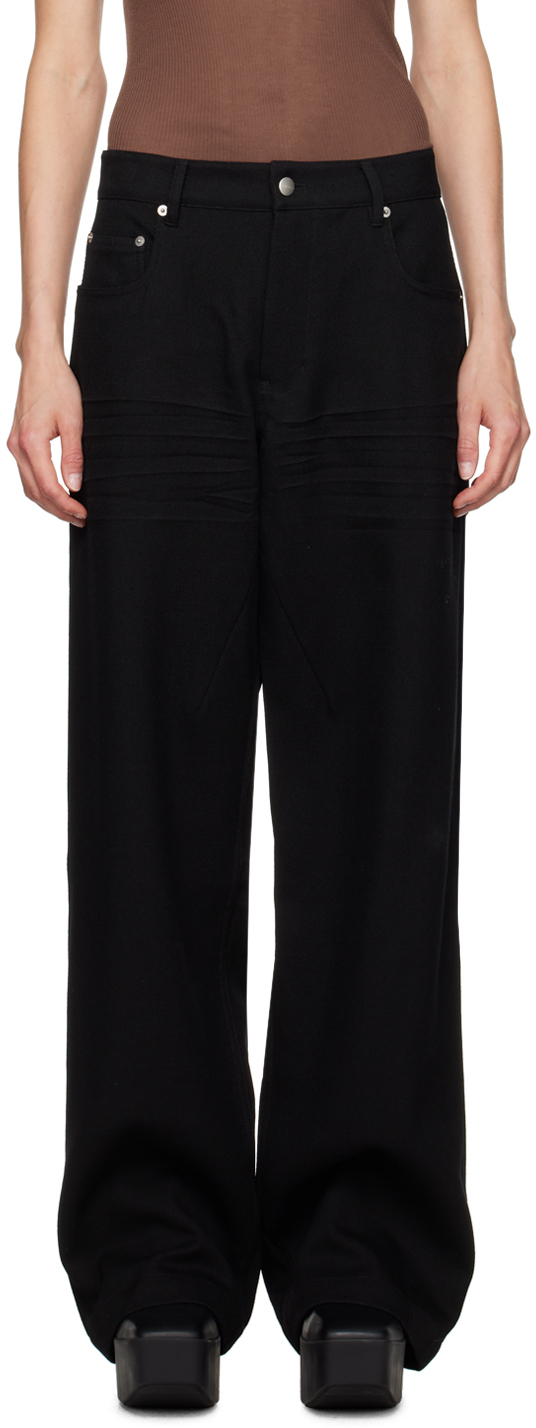 Rick Owens: Black Porterville Geth Jeans | SSENSE