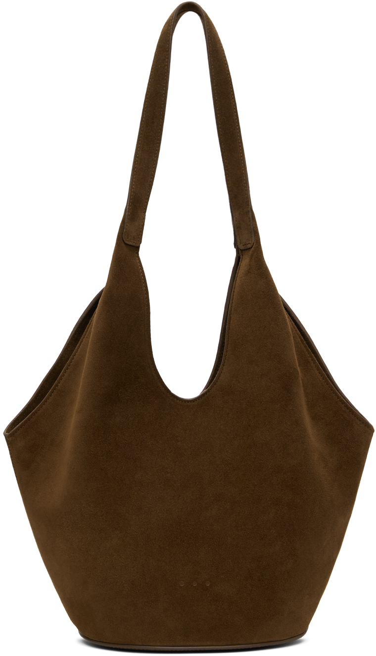 Brown Phantom Bucket Tote by Aesther Ekme on Sale
