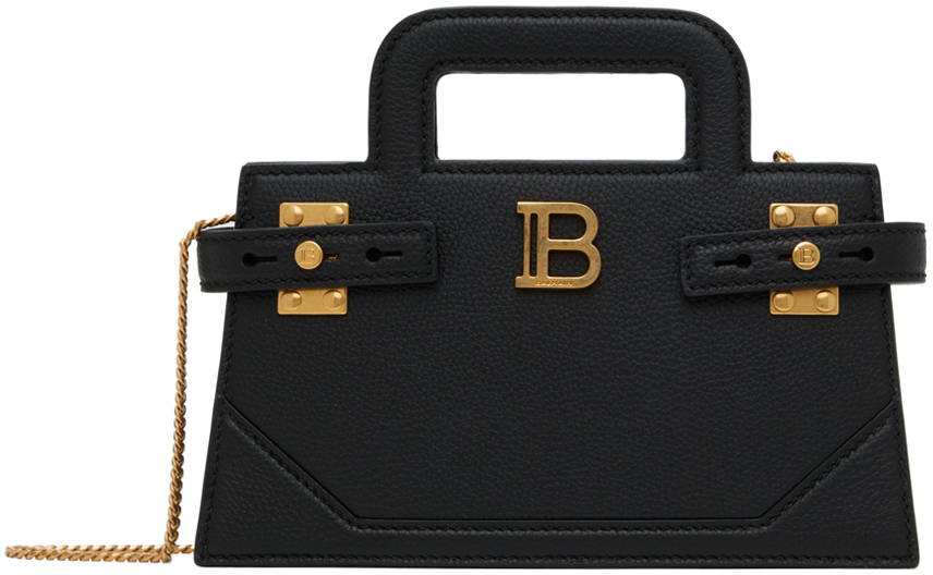 Black B-Buzz Small Bag by Balmain on Sale