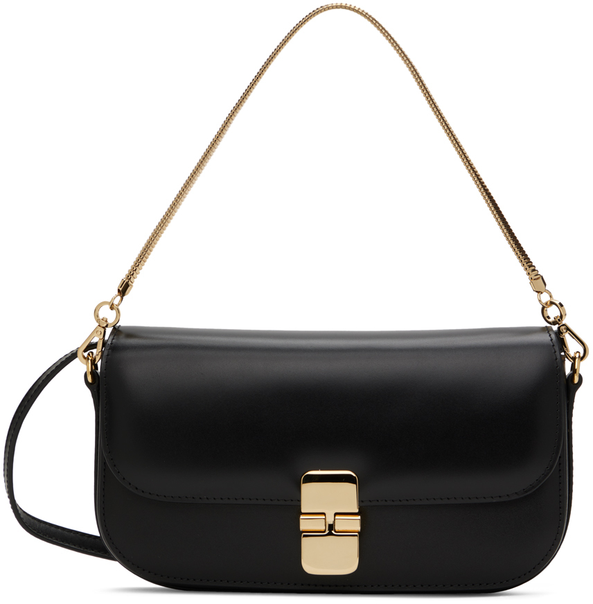 Black Grace Chain Clutch by A.P.C. on Sale