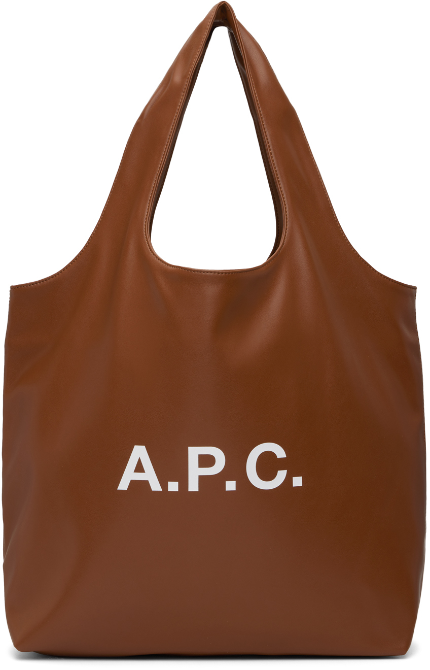 Brown Ninon Tote by A.P.C. on Sale